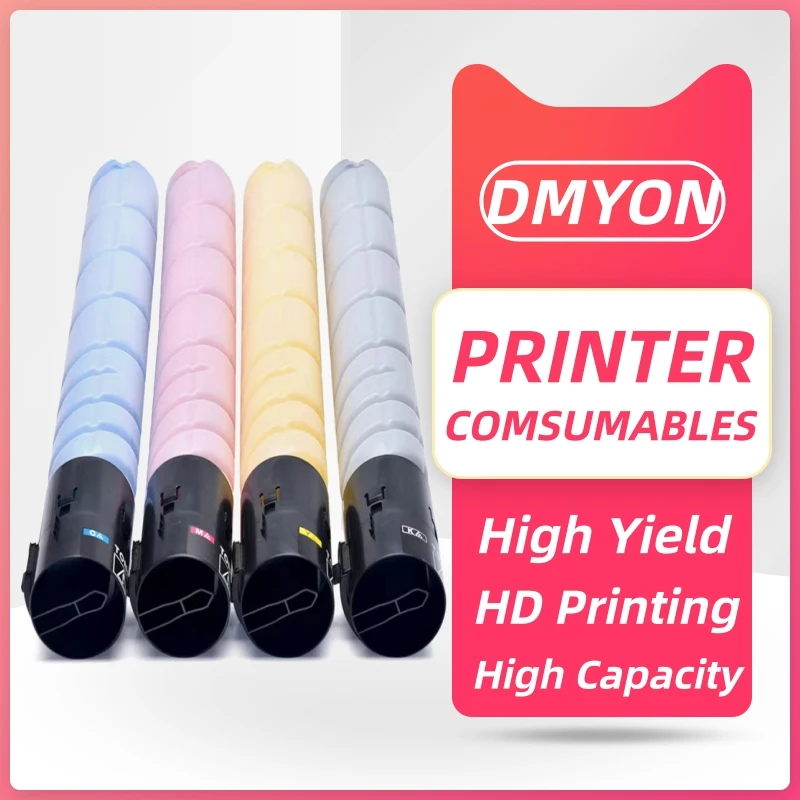 4 Color TN328 Toner Cartridge Compatible For Konica Minolta Bizhub ...