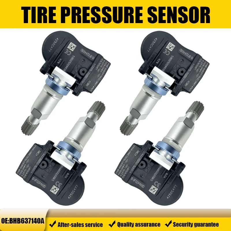 1/4PCS 433MHZ Tire Pressure Monitoring Sensor TPMS BHB637140A ...