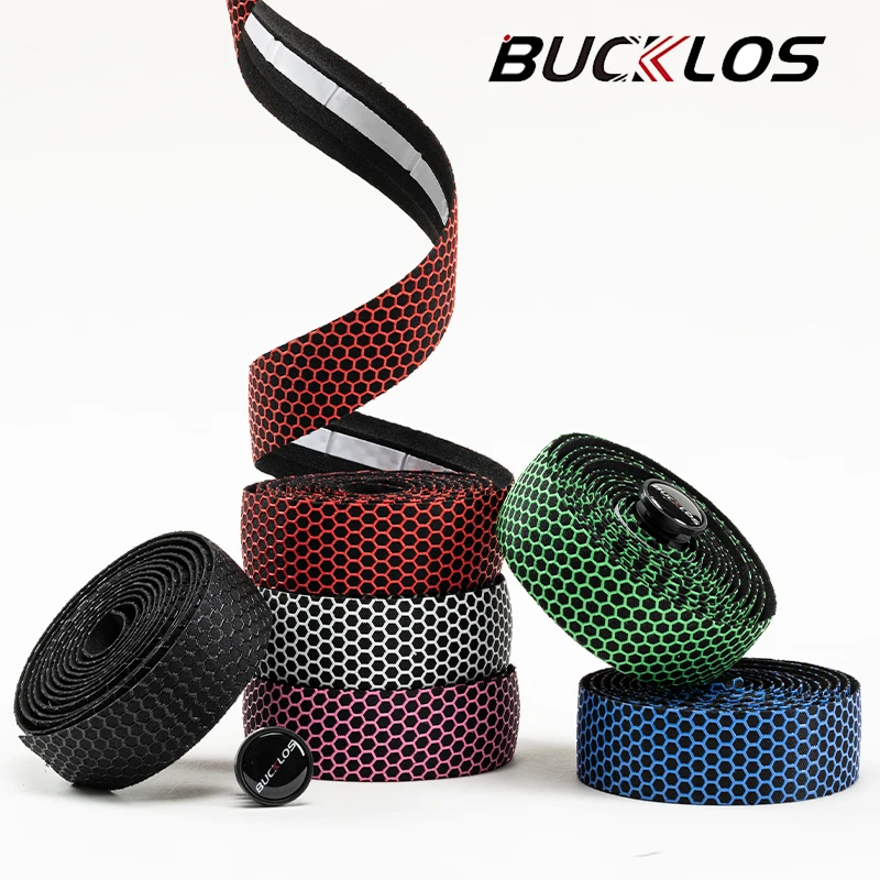 2PC-BUCKLOS-Road-Bike-Handlebar-Tapes-Soft-Silicone-PU-EVA-Bicycle-Tape ...