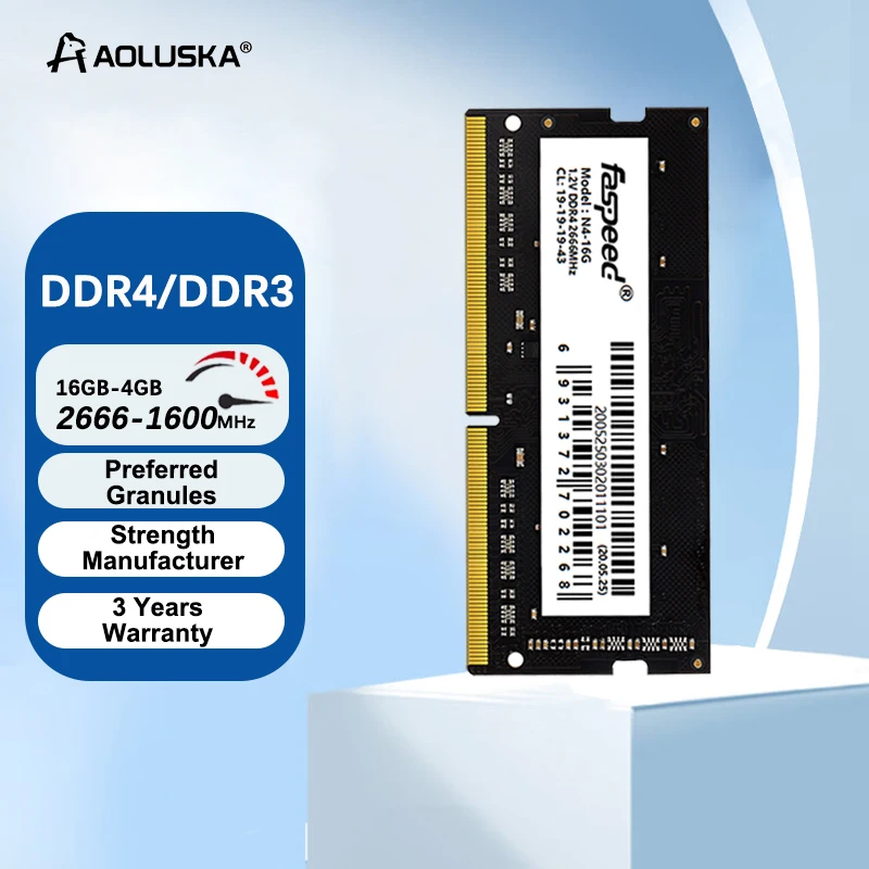 Faspeed-1-10Pcs-DDR4-Memoria-Ram-DDR3-2666MHz-1600MHz-16GB-8GB-4GB ...