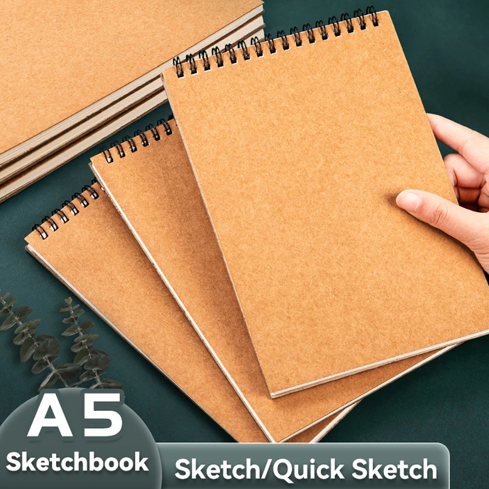 1Book-Artist-Sketchbooks-30-75-Sheets-Refillable-Notebook-Blank ...