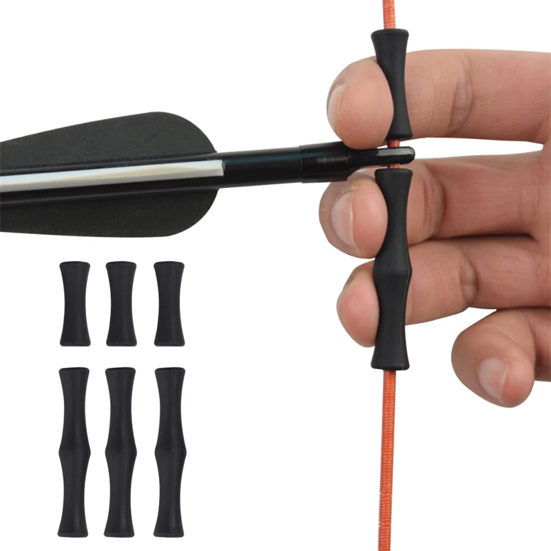 1-Set-Black-Finger-Guard-Protector-Bowstring-Accessories-For-Archery ...