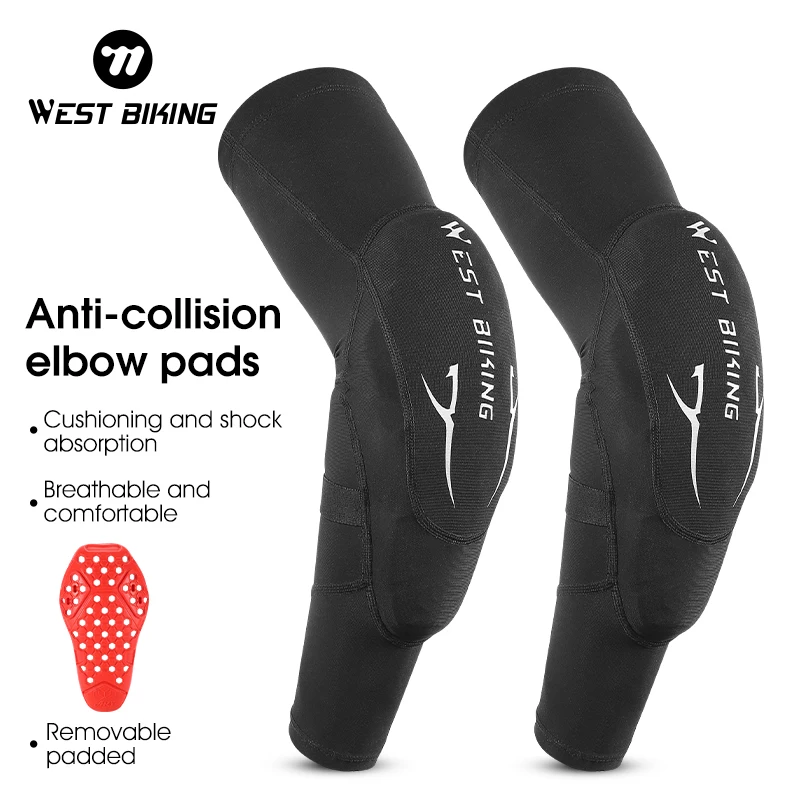 WEST-BIKING-Anti-collision-Elbow-Pads-Shock-Absorption-Comfortable-Arm ...