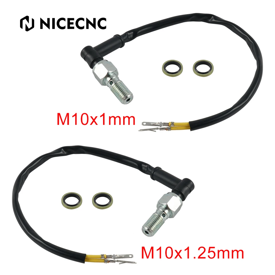 10mm Banjo Bolt Brake Switch NICECNC Universal 10mm X 1.00 Pitch ...
