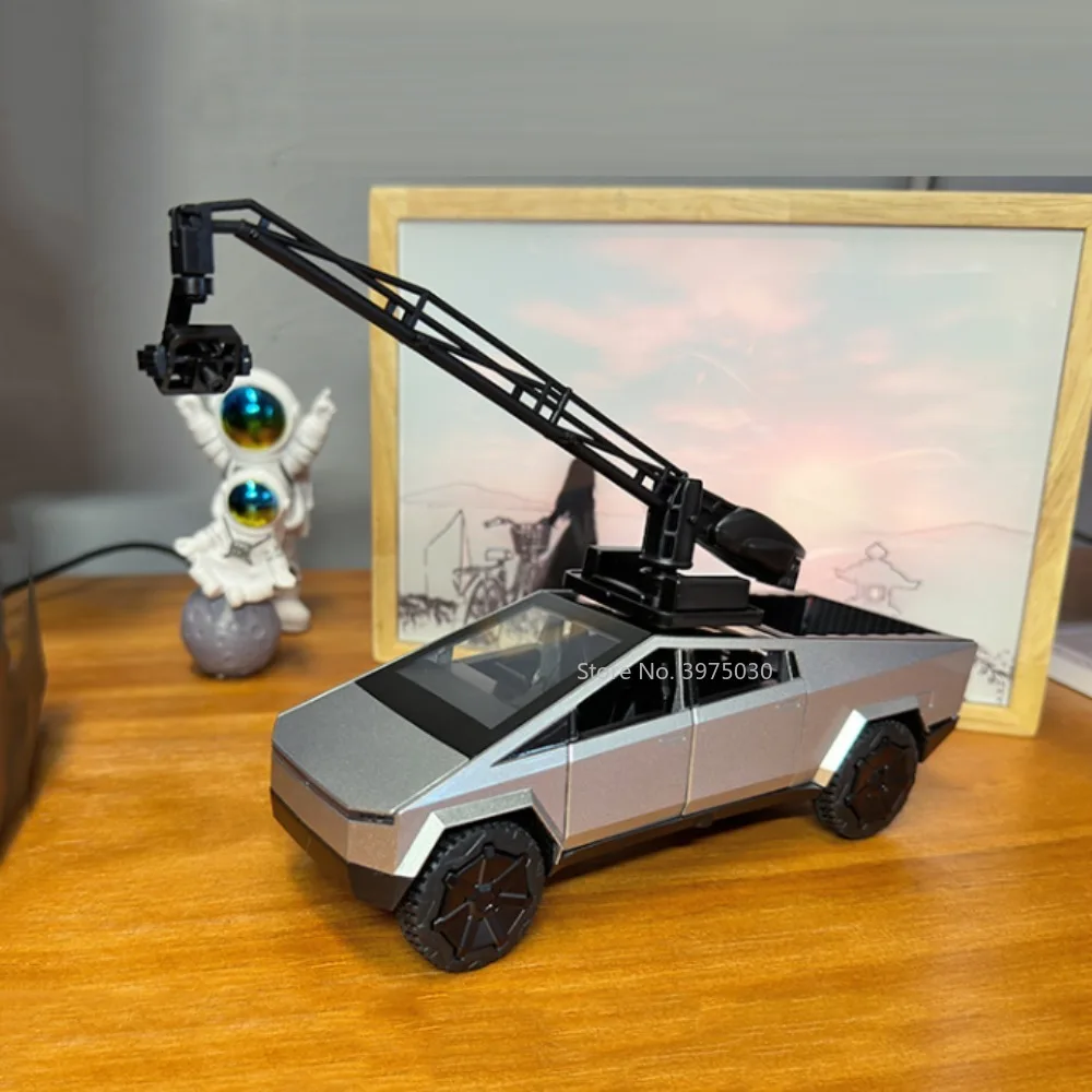 1-32-Scale-Tesla-Cybertruck-Pickup-Car-Model-Toy-Alloy-Diecast-Camera ...