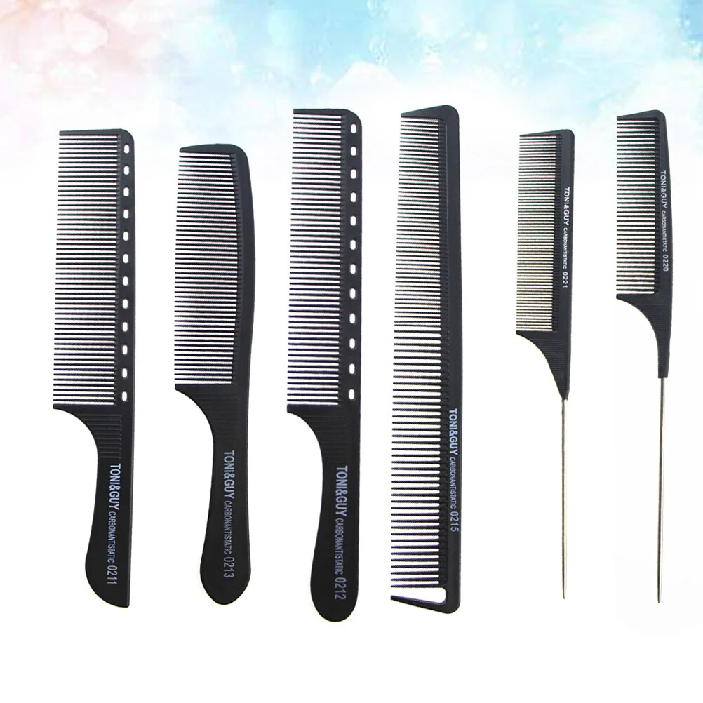 6pcs-of-One-Set-Professional-Hair-Comb-Durable-Comb-Portable-Hair ...