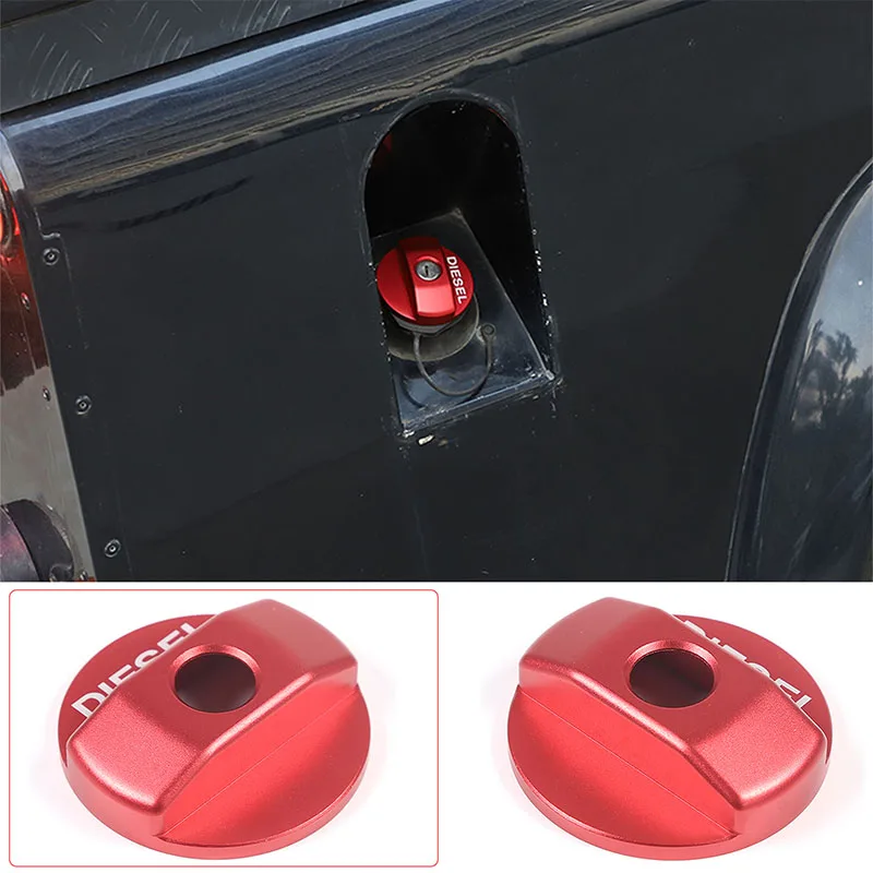 Aluminum-Alloy-Red-Car-Fuel-Gas-Tank-Filler-Cap-Cover-Trim-For-Land ...