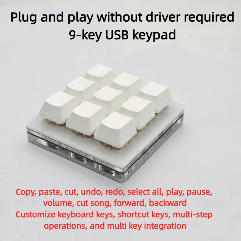 9-key Keypad, Copy and Paste, Custom Shortcut Keys, One-key Password ...