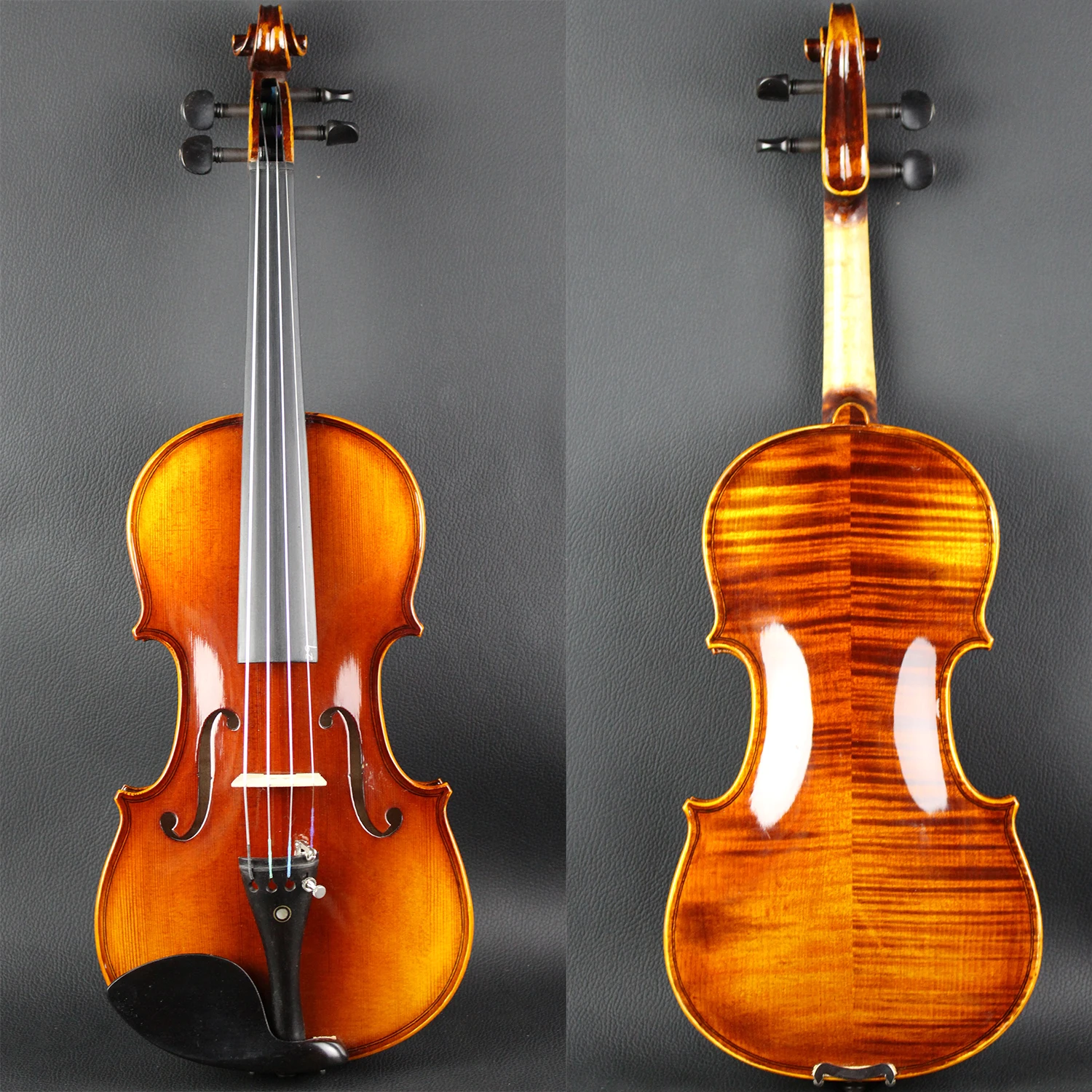 1/2 Violines Violin Good Flamed Profestional Violín 1/2 바이올린 كمان ...