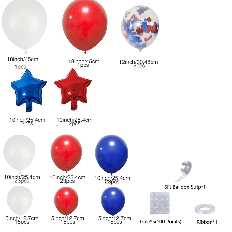 Red Blue Balloons