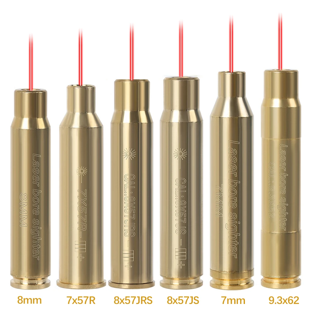 Tactical Red Laser Bore Sighter Training Bullet Brass Boresighter ...