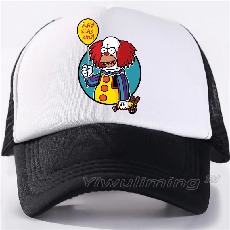 clown-Baseball-Cap-Women-Breathable-Men-Women-Summer-Mesh-Cap-Baseball ...