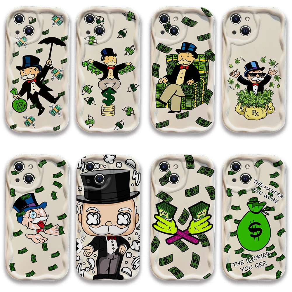 Dollar-Money-Monopolys-3D-Wave-Case-For-iPhone-15-14-13-12-11-Pro-Max ...