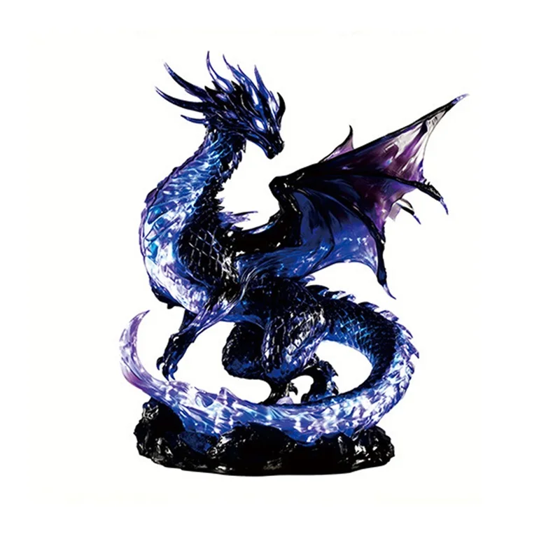 Vintage Dragon Desk Decor Acrylic Flat Ornaments Tabletop Decorations ...
