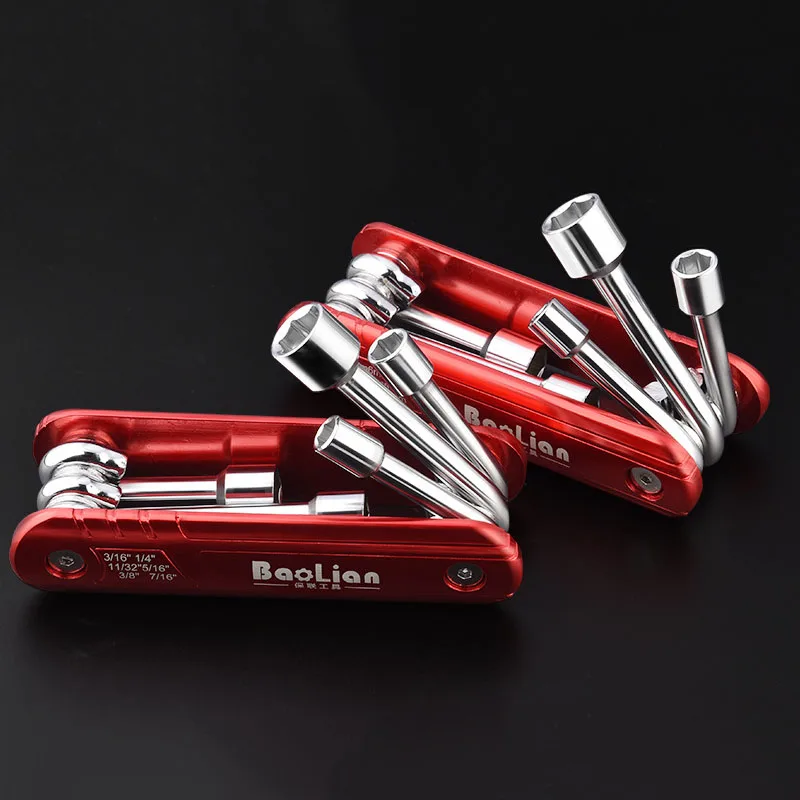 5-12mm-Folding-Socket-Wrench-set-multifunction-Household-Portable-6-in ...