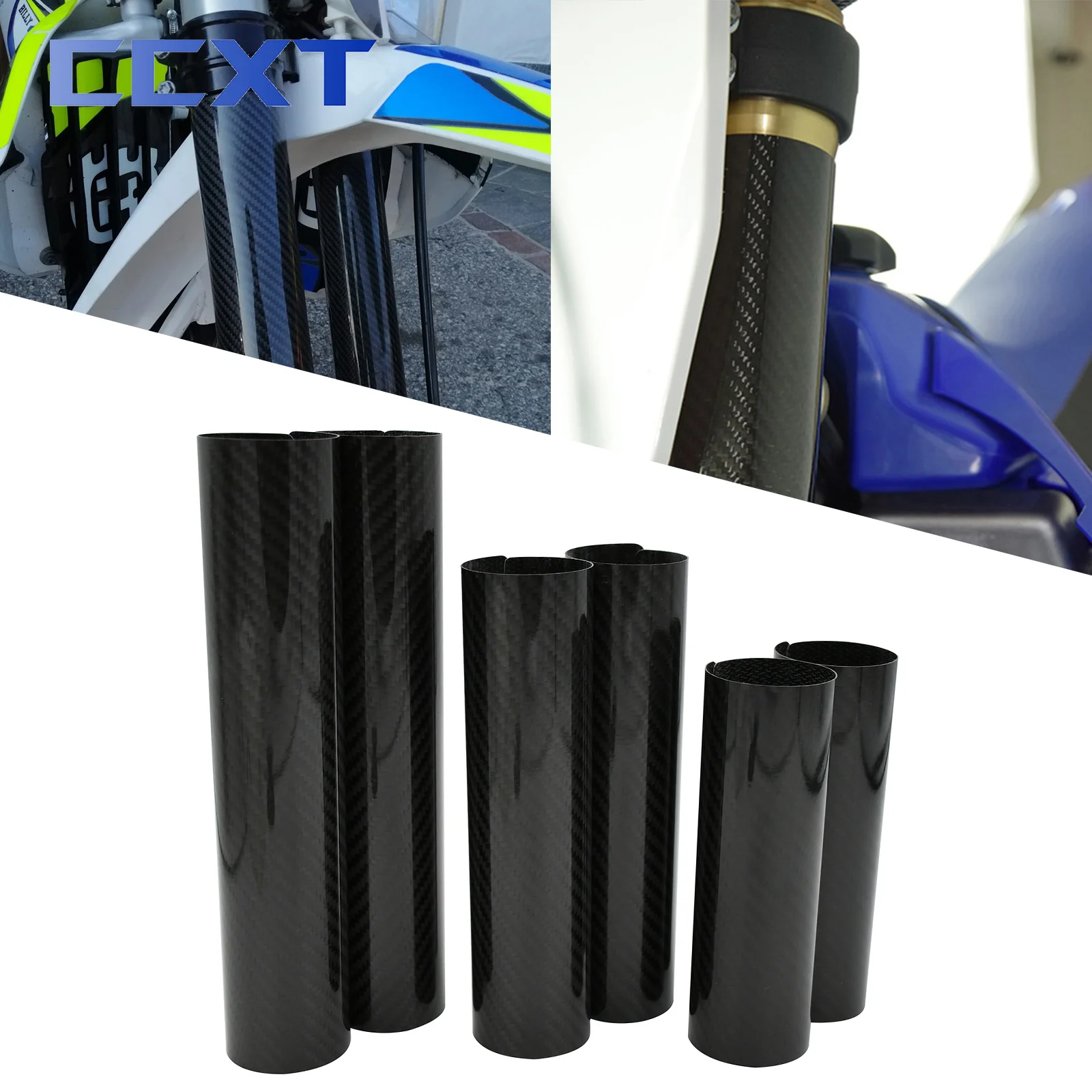 Universal-160mm-178mm-202mm-225mm-248mm-Carbon-Fiber-Front-Fork-Guard ...