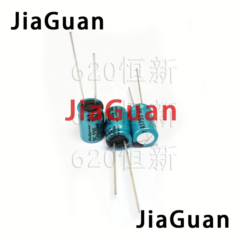 50PCS NEW RUBYCON RX30 25V220UF 8X11.5MM Electrolytic Capacitor rx30 ...