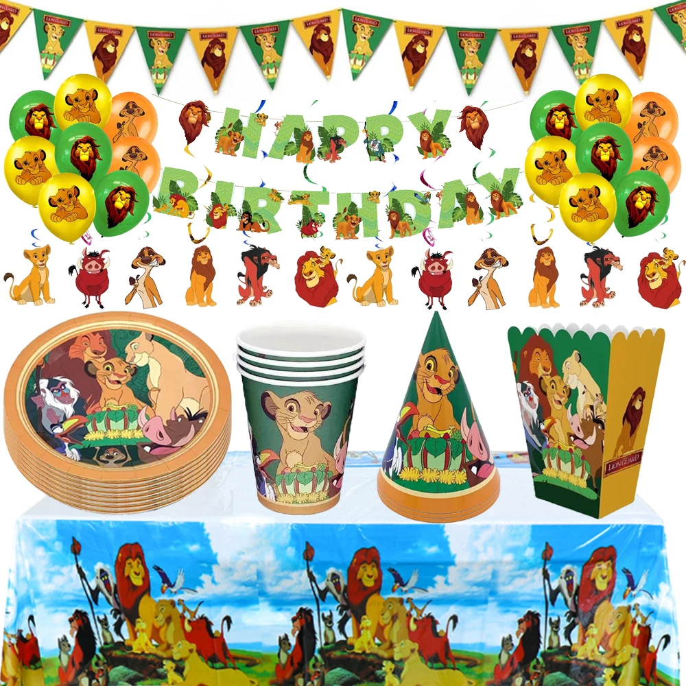 Disney-Lion-King-Simba-Birthday-Party-Decoration-Tableware-Set-Cup ...