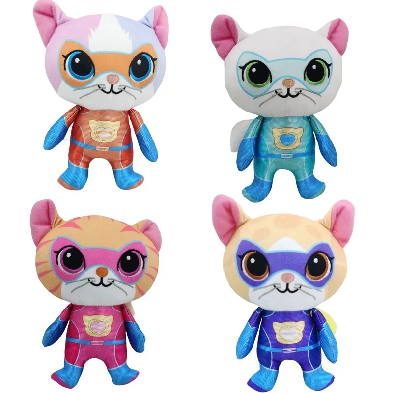 Super-Kitty-Team-Crystal-Soft-Plush-Toy-Doll-para-crian-as-gatinho-azul ...