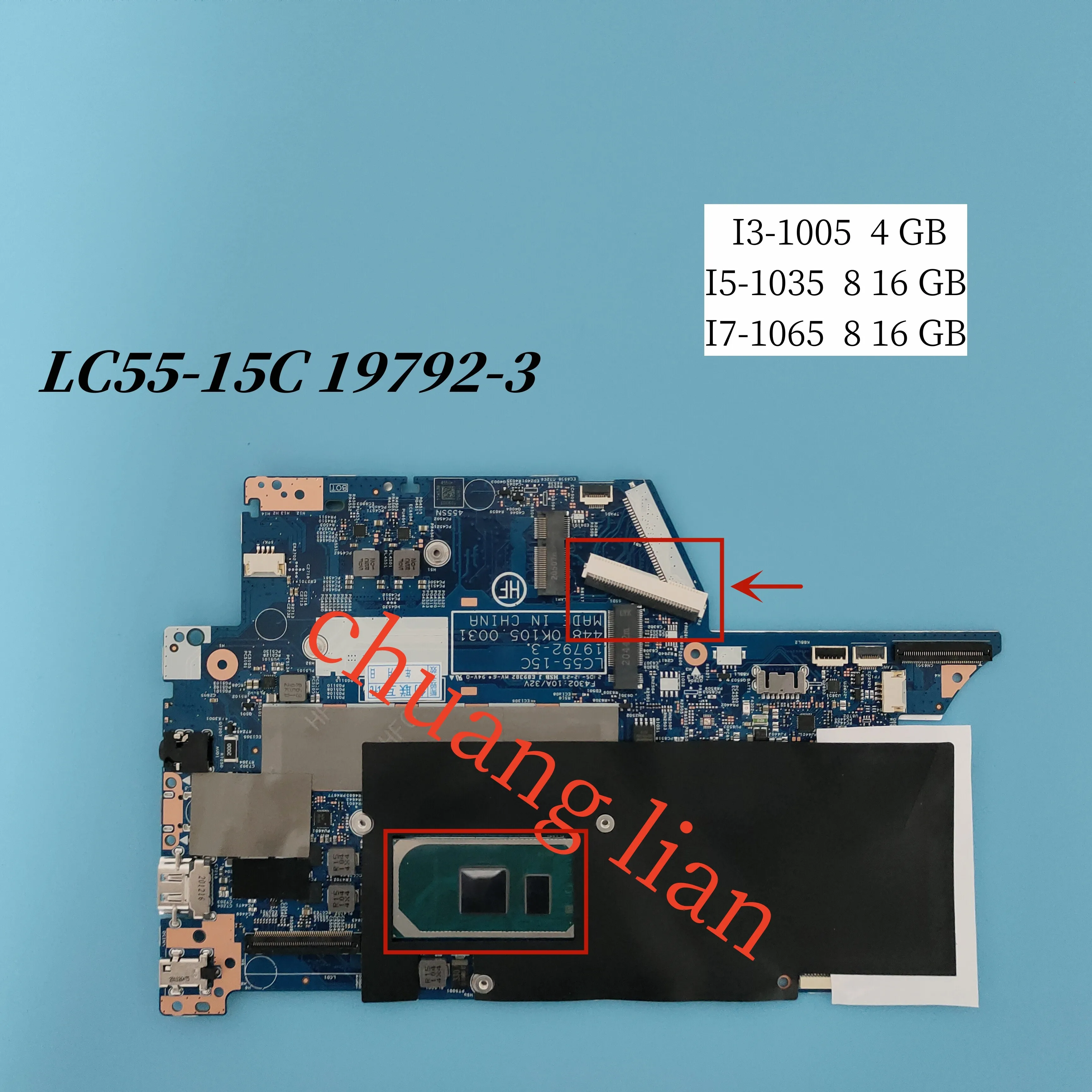 LC55-15C-19792-3-For-Lenovo-IdeaPad-Flex-5-15IIL05-Laptop-Motherboard ...