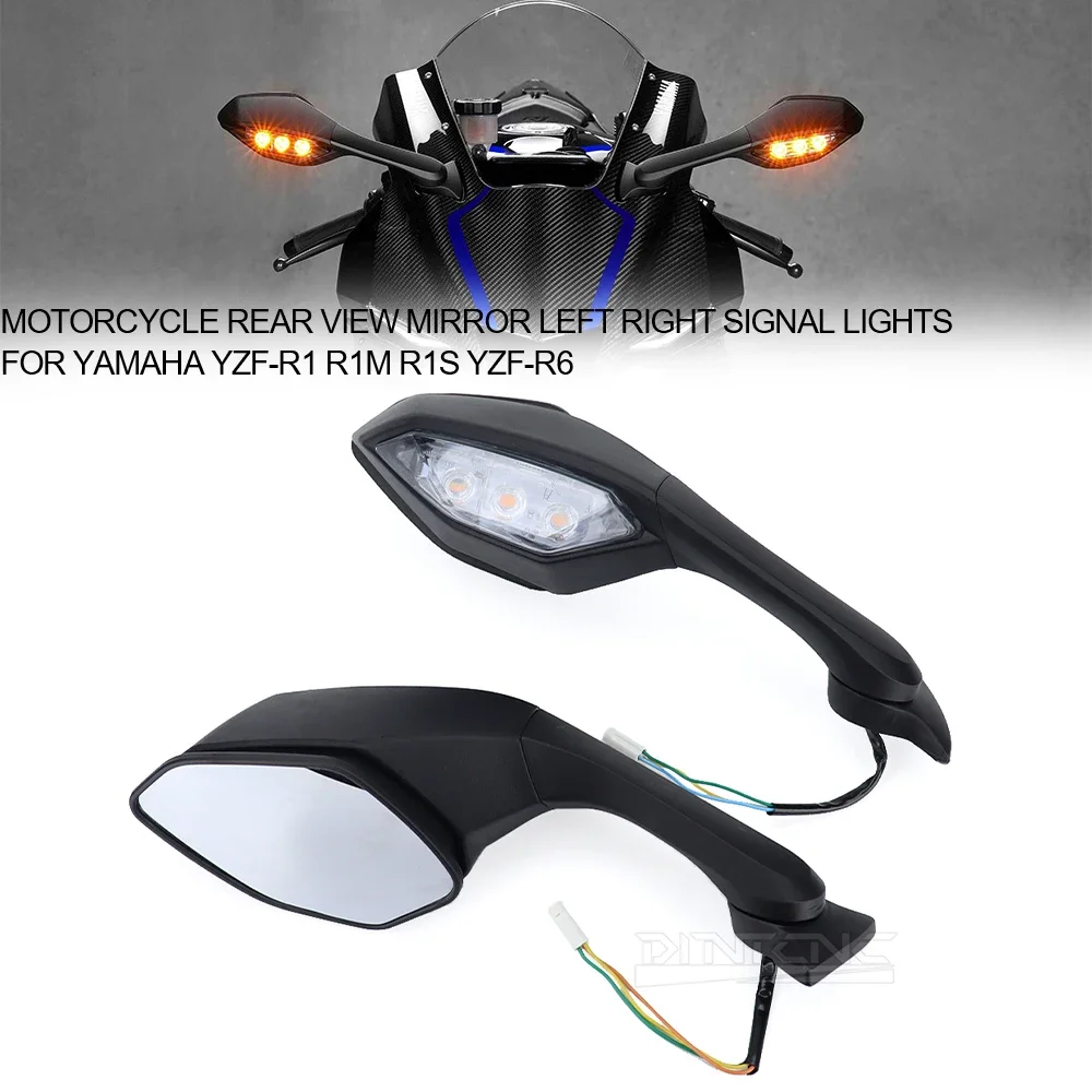 For-YAMAHA-YZF-R1-R1M-R1S-R6-2015-2023-Motorcycle-Left-Right-Rearview ...