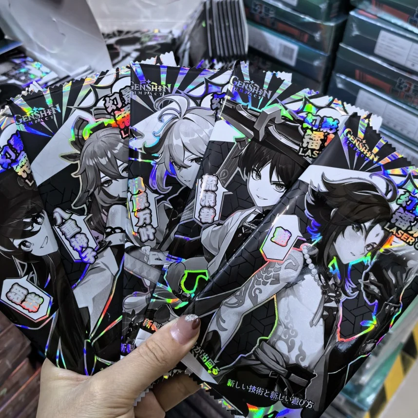 5Pcs-Anime-Game-Genshin-Furina-Neuvillette-Card-disassembly-Blind-Box ...