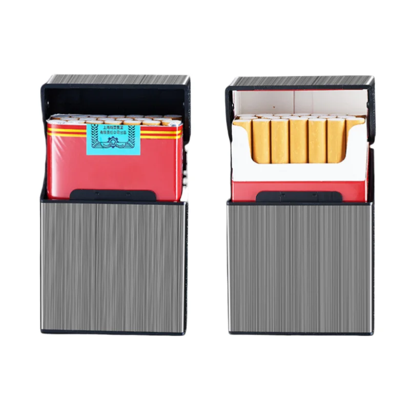 Portable-Cigarettes-Slim-Aluminum-Cigarette-Case-Cigar-Tobacco-Holder ...