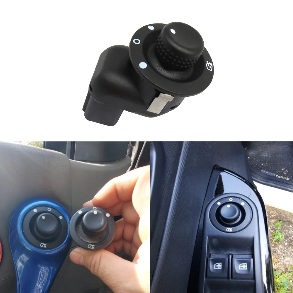 Car Mirror Control Switch Knob Regulator For Renault Clio 3 Mk3 Laguna ...