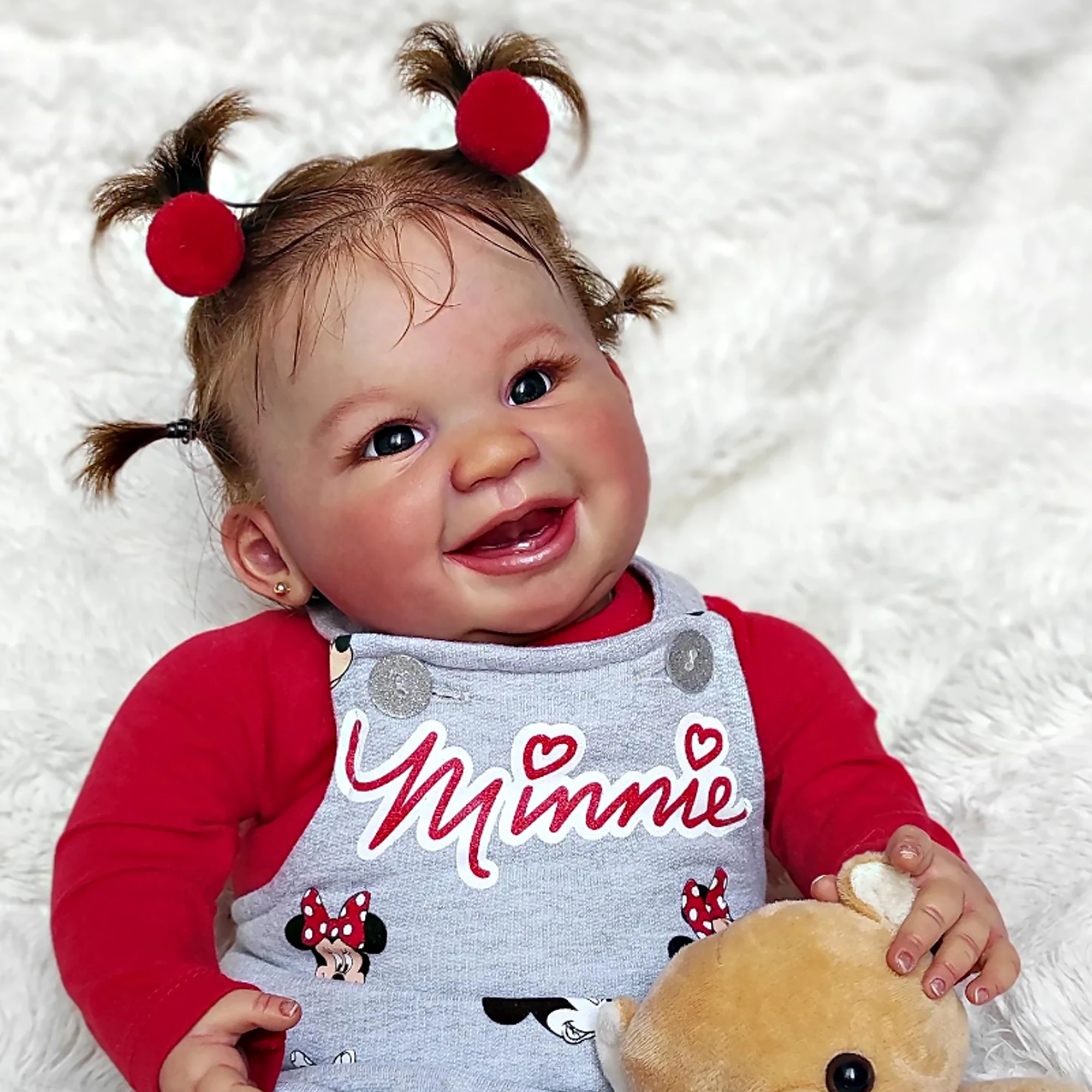 Juliana 20 22 Inch Bebé Reborn Dolls Painted Cute Baby Reborn Doll With ...
