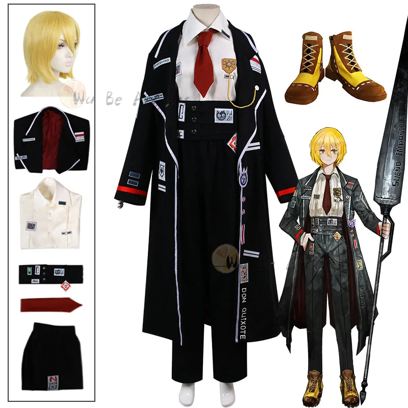 Game-Limbus-Company-Uniform-Don-Quixote-Cosplay-Costume-Black-Uniform ...