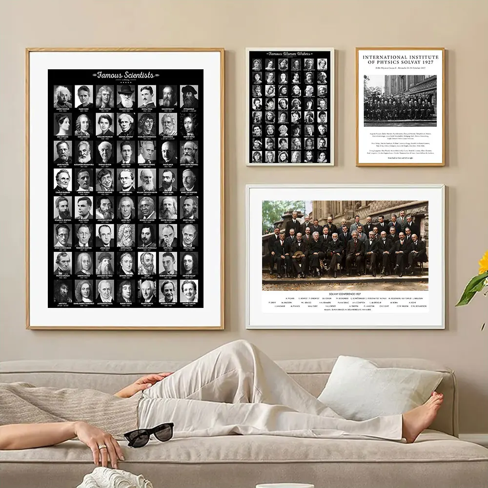 Solvay Conference 1927 Group Photo High Resolution: The Ultimate Wall ...