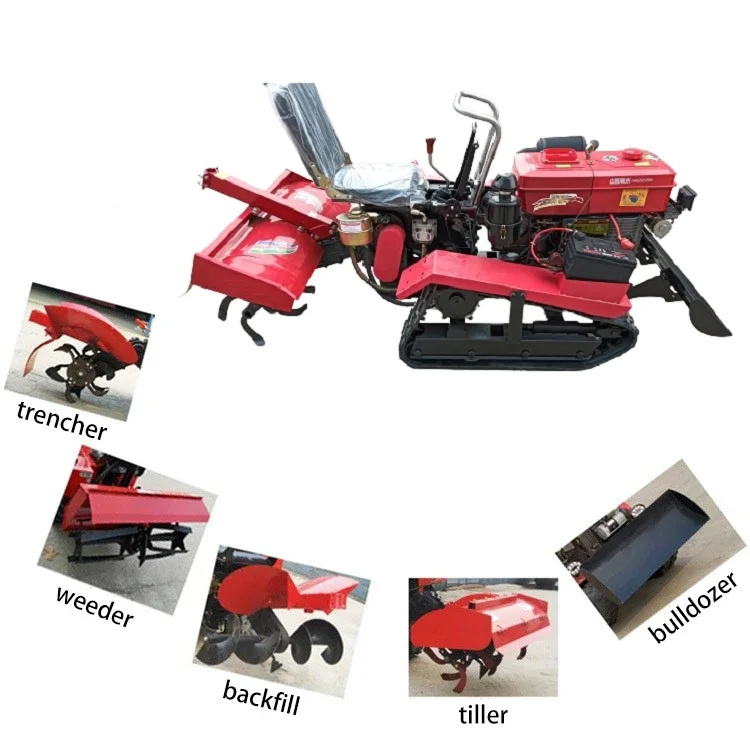 Mini-excavadora-agr-cola-con-motor-di-sel-Tractor-de-tracci-n-sentado ...