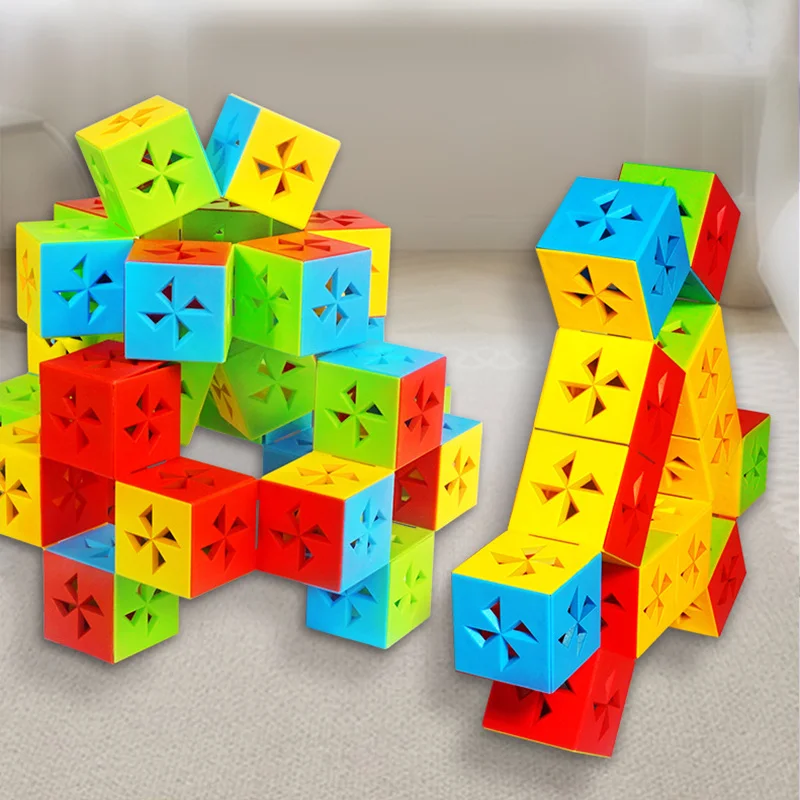 3D Variable Magic Cube Toy Geometry Infinite Magic Changeable Cube DIY ...