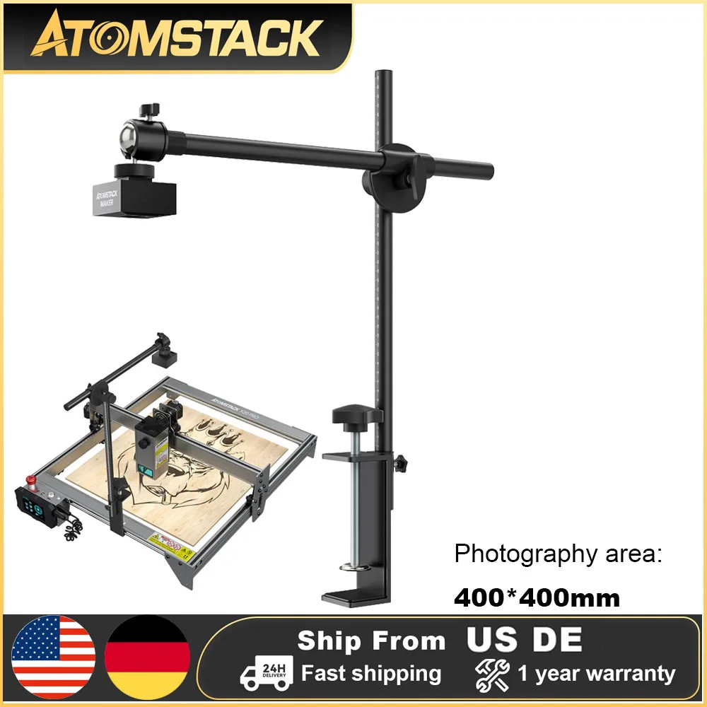 AtomStack AC1 Lightburn Camera 1mm Precise Positioning Video Record HD ...