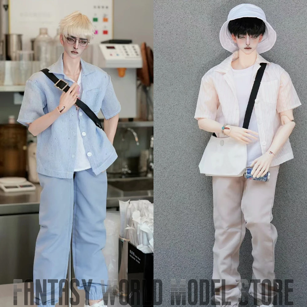 BJD-75-Uncle-Casual-Wear-Short-Sleeve-Shirt-Vest-Pants-Inclined ...
