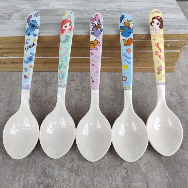 Disney-Stitch-Donald-Duck-Spoon-Fork-Children-s-Tableware-Kawaii ...