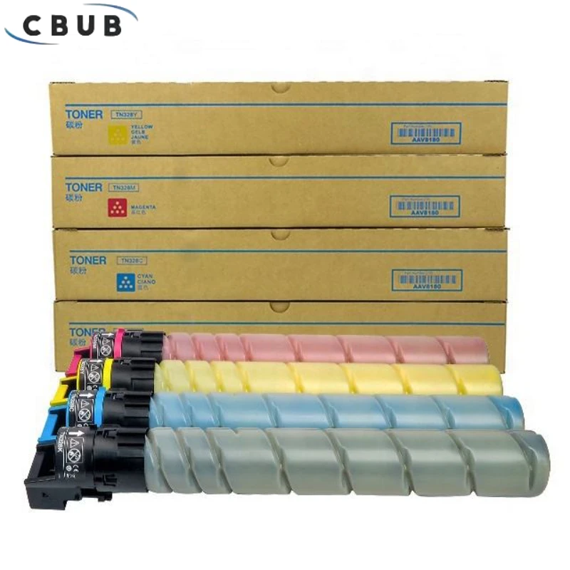 4pcs/1Set TN328 Bizhub C250i 300i C360i C7130i for Konica Minolta Japan ...