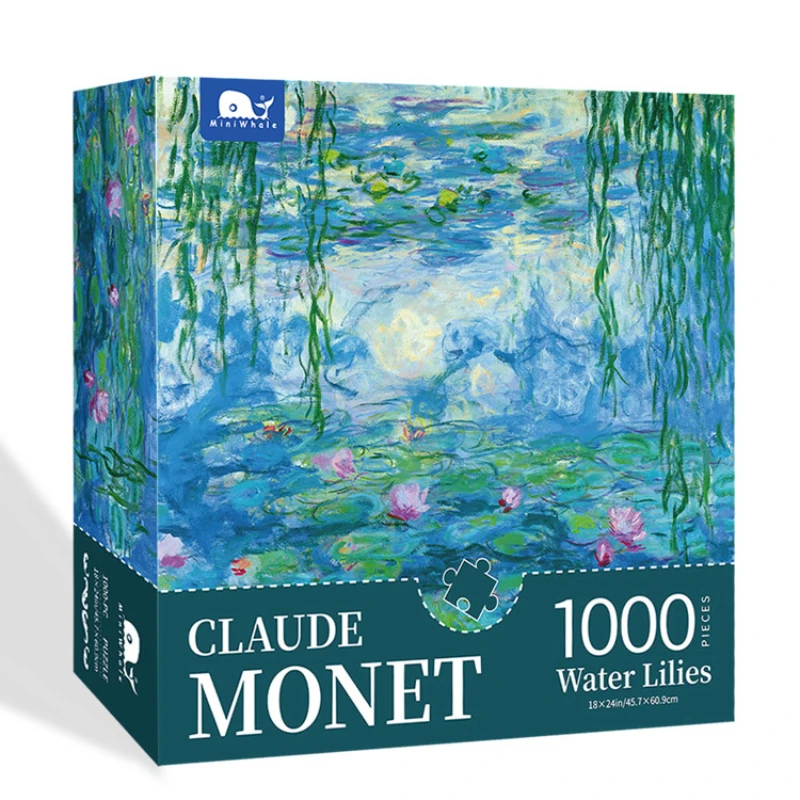 Jigsaw-Puzzle-1000-Pieces-for-Adults-Kid-Monet-Landscape-Puzzle-Toy ...