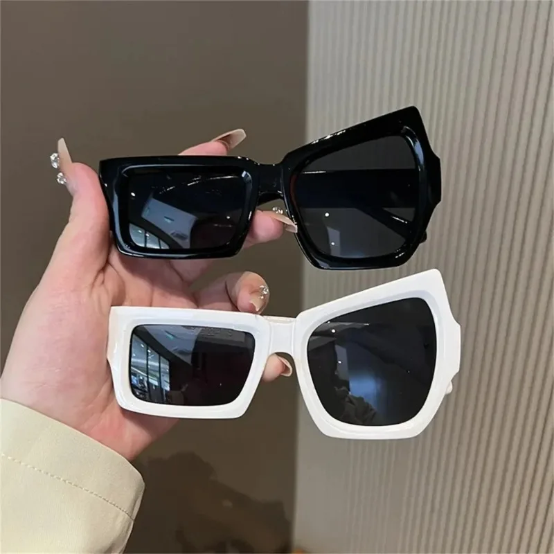 Funny Fashion Irregular Square Sunglasses Funny Party Asymmetrical Sun ...
