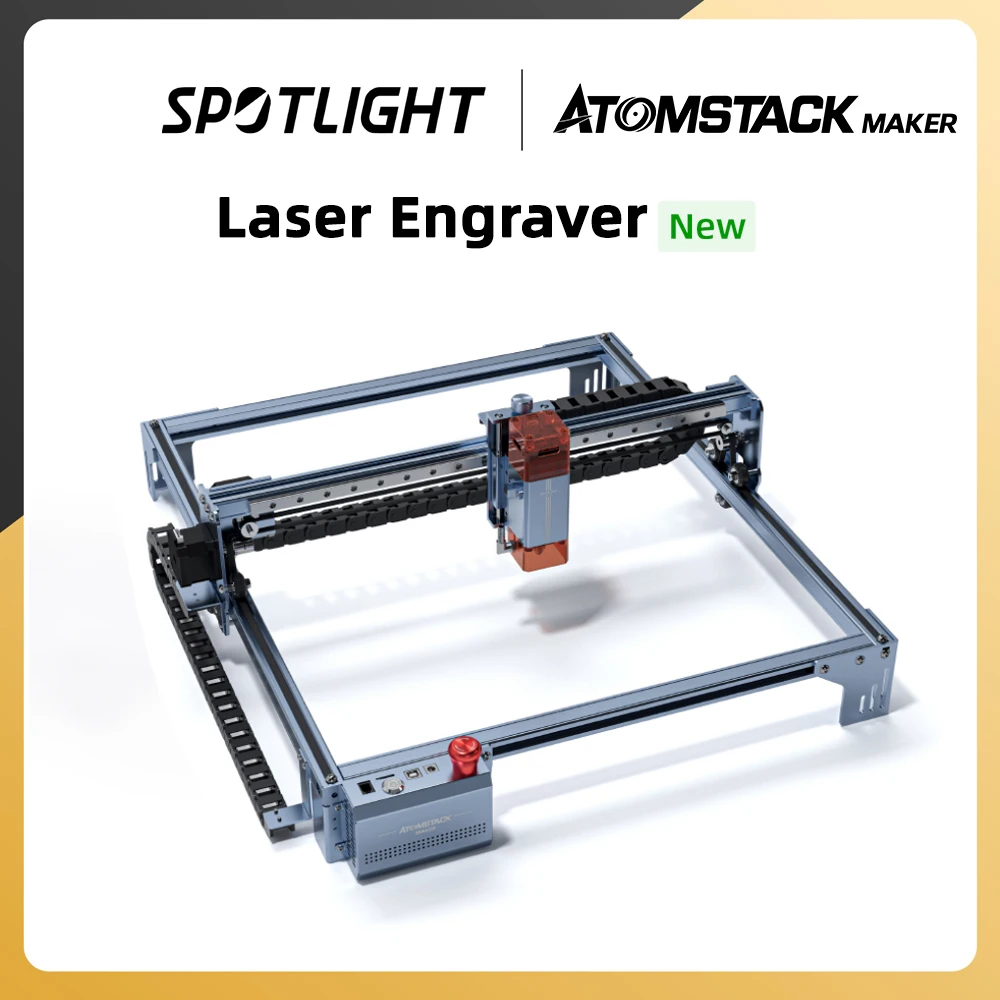 Atomstack-Maker-V2-40W-50W-Laser-Engraver-High-Speed-Engraving-Cutting ...