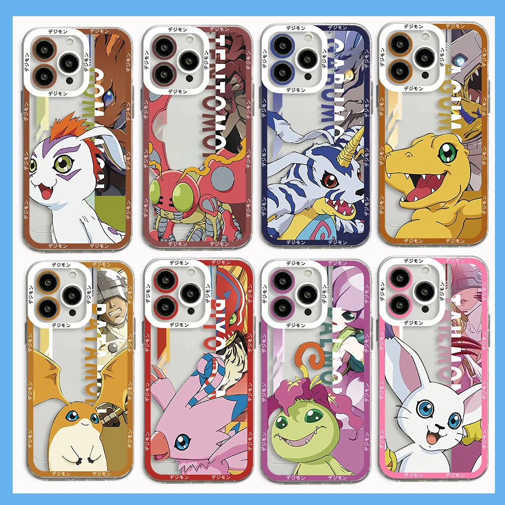 Anime Digitals Monsters Digimons Phone Case For Samsung S24 S23 S22 S21 ...