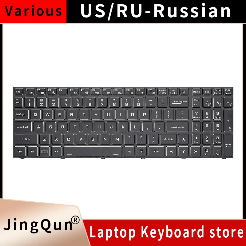 US English laptop keyboard for Hasee Z8 CR7P1 For CLEVO N15Z3 PB70 PB71 ...