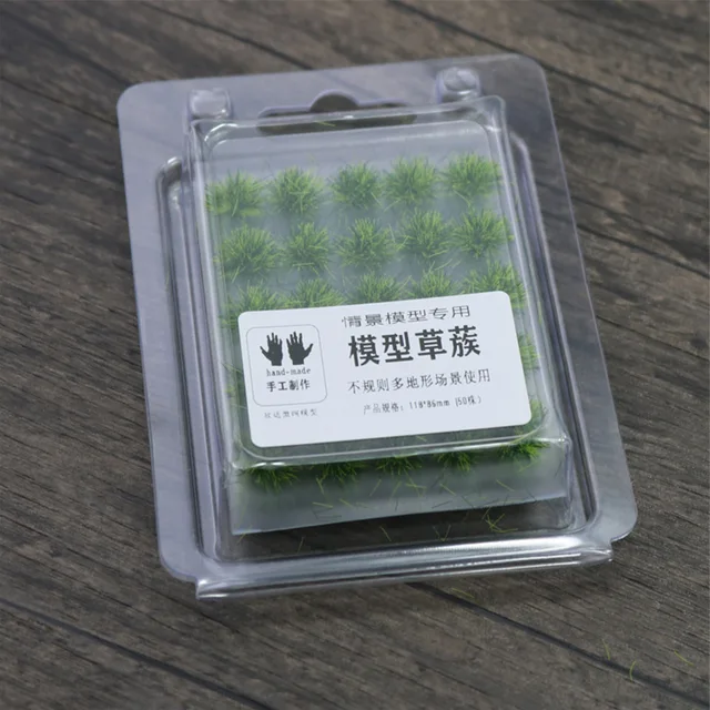 50Pcs Simulation Flower Grass Tufts Model Sand Scene Scenery Material ...