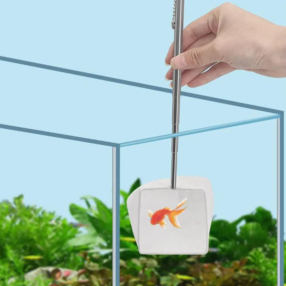 Flexible-Durable-Telescopic-Fishing-Net-for-Home-Aquariums-Long-Handle ...