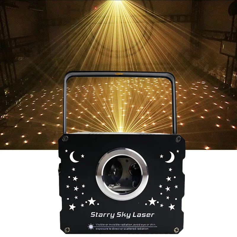 500mW RGB DMX Starry Sky Light Laser Projector PRO DJ Disco Stage ...