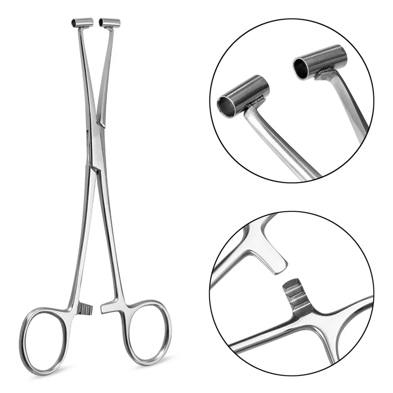 1PC-Surgical-Steel-Piercing-Needles-Tube-Plier-Tool-Forceps-Safety ...