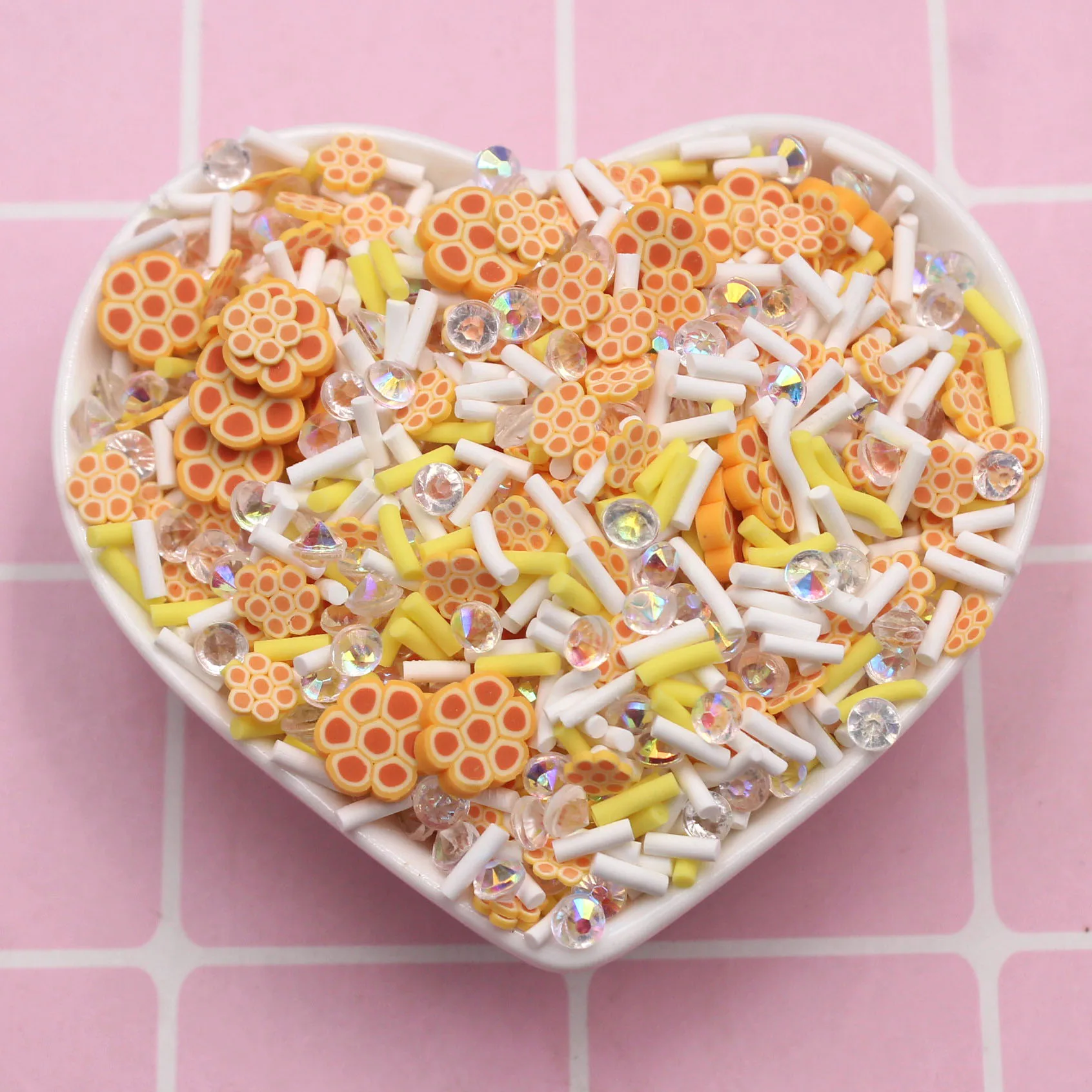 100g-Lot-5mm-1CM-Honeycomb-Mixed-Long-Sprinkle-Polymer-Clay-Slices-for ...