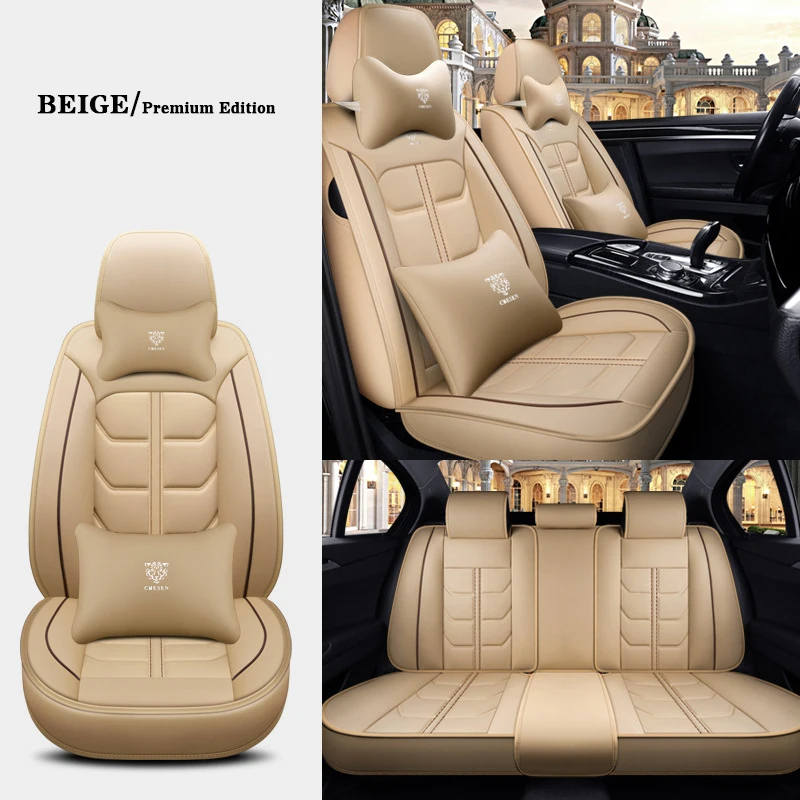 High-Quality-Universal-Complete-Set-Of-Car-Leather-Seat-Covers-For-AUDI ...