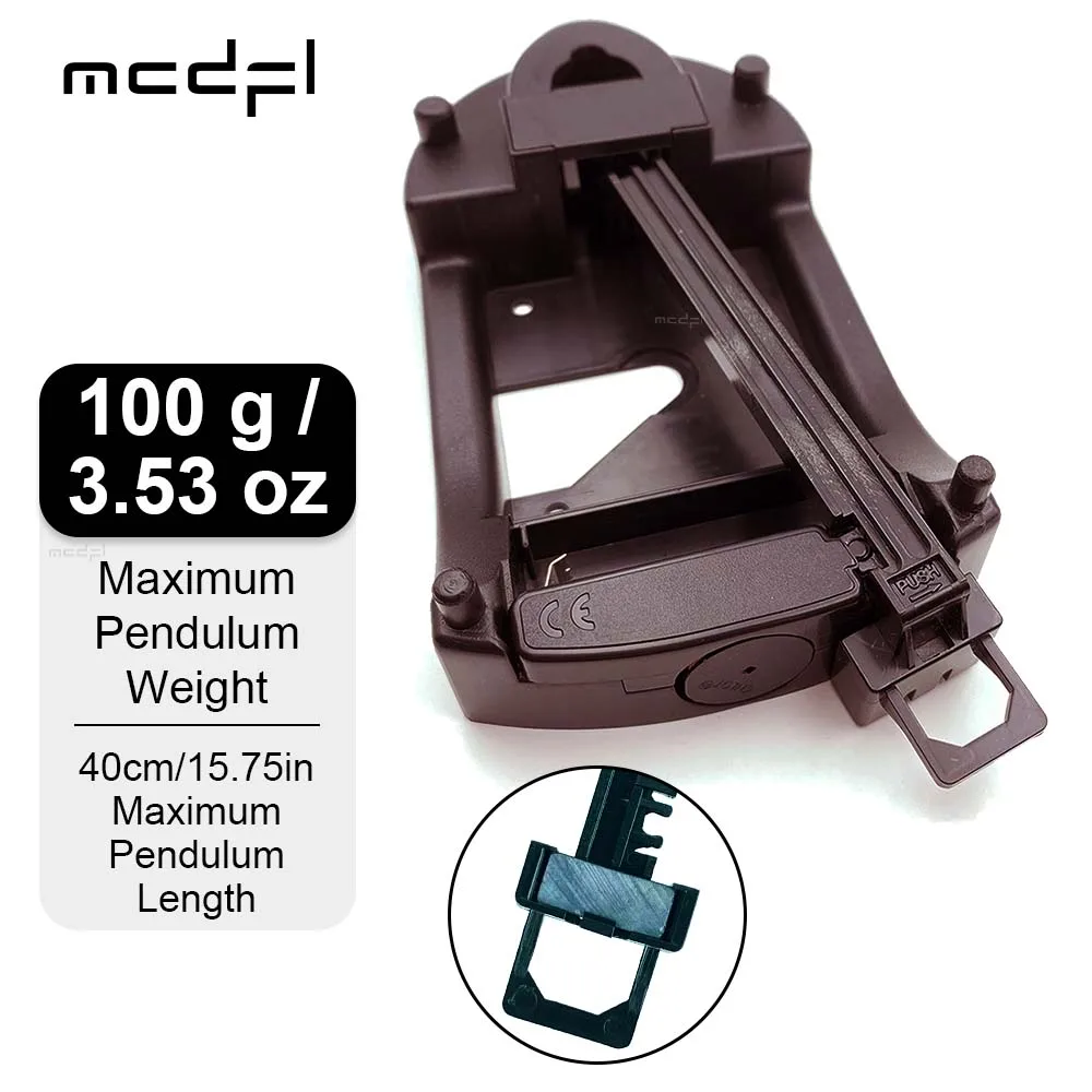 MCDFL Quartz Clock Pendulum Drive Unit Module Swing Empty Case Adapter ...