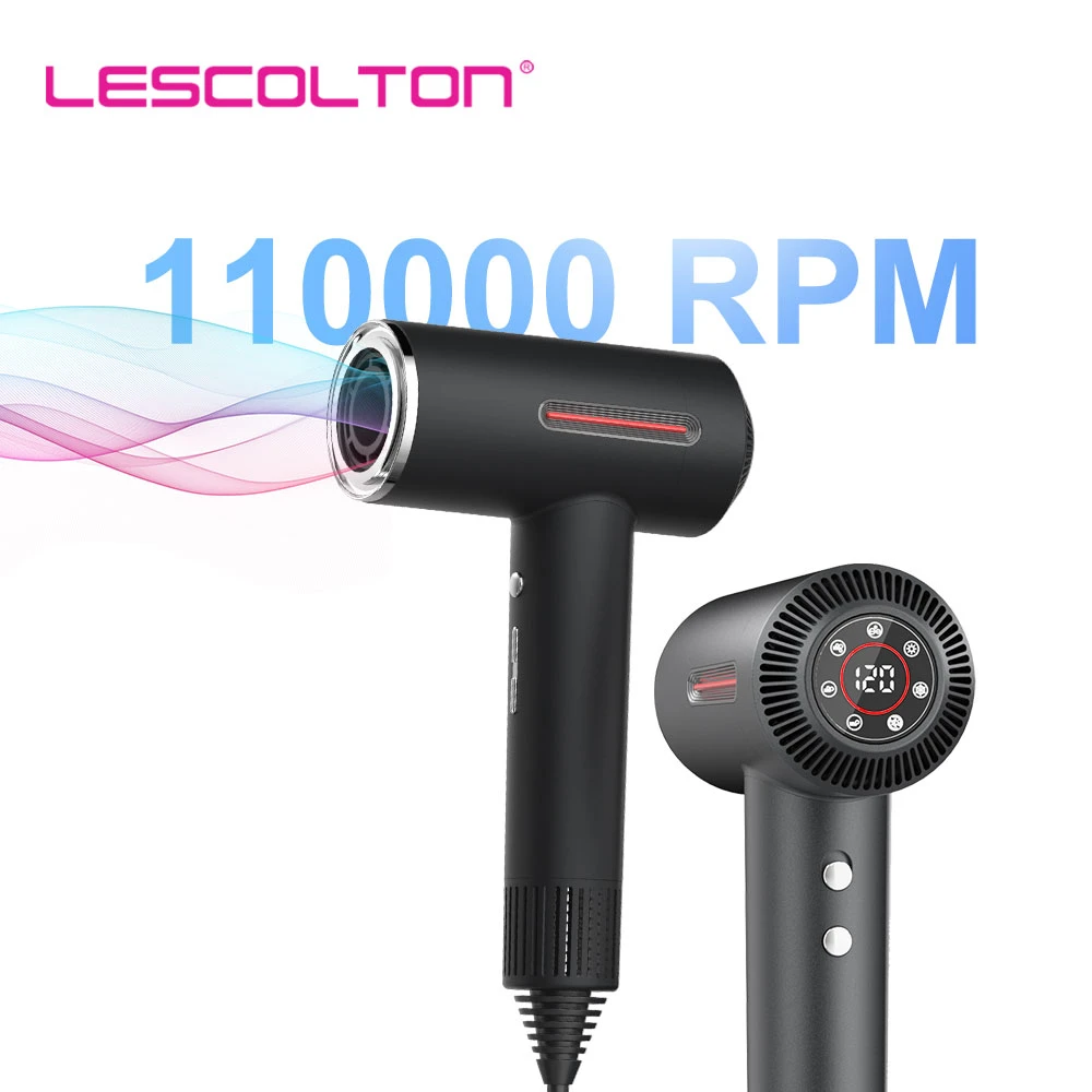 Lescolton High Speed Hair Dryers 110,000 Rpm Hd Screen Smart ...